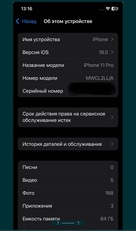 iPhone 11 Pro 256 LLA