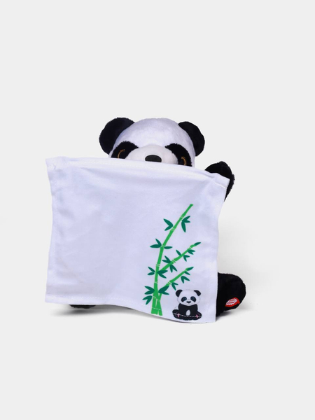 Пикабу панда. Peekaboo panda.