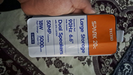 Tecno spark 20s 128gb.8gb.