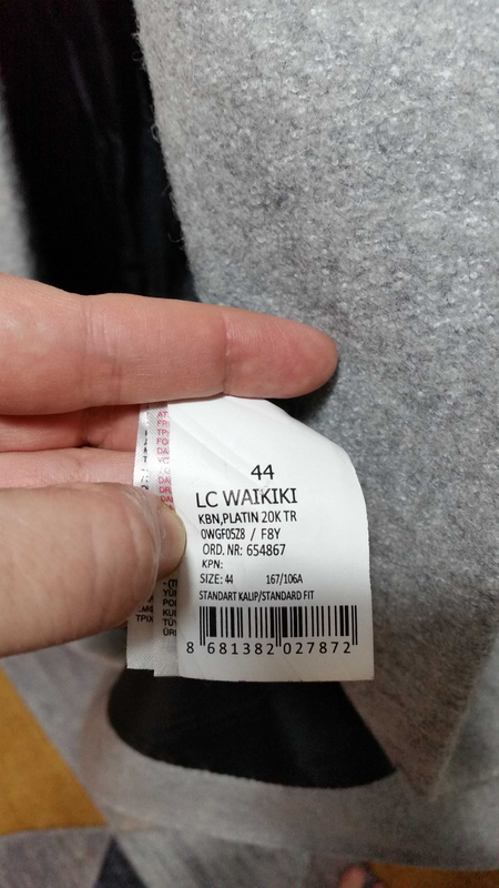 Полупальто WAIKIKI большой размер
