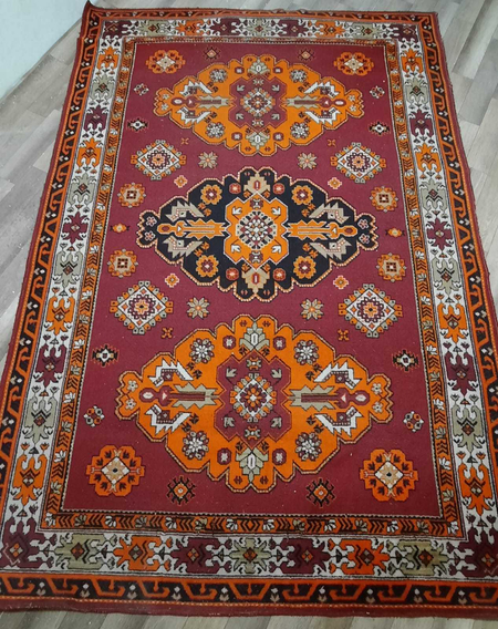 ковер шерстяной (3 штуки разные по размеру)