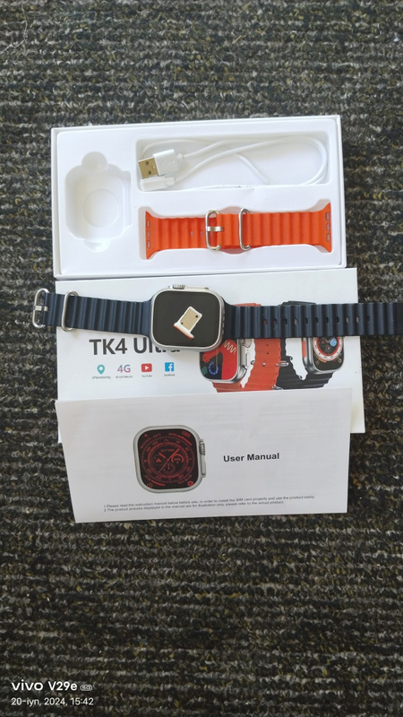 SmartWatch TK4 Ulltra sim karta qoʻysa boʻladi.