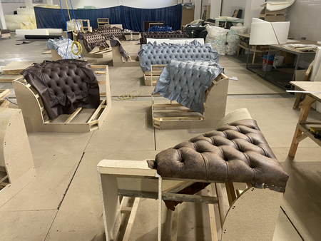 Мягкая угалок sofa chess
