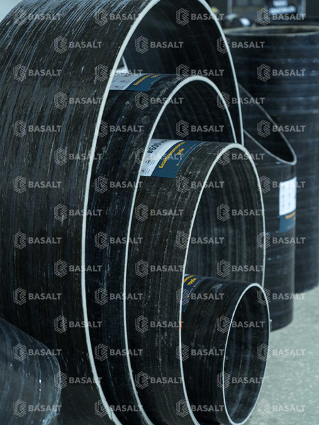 Базальтовая труба композитная12мPN1 DN400мм SN5000напорные\безнапорные