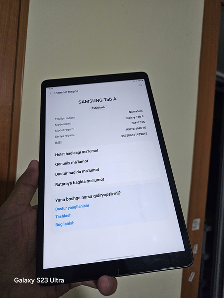 Samsung Tab A sotiladi