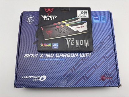 Комплект Viper Venom RGB 2x16GB 7000MHz | MSI MPG Z790 Carbon WiFi D5