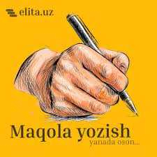 maqola yozib berish va nashr etish xizmati
