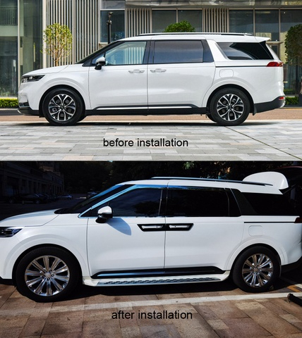 Пороги и подножки на Kia Carnival оригинал