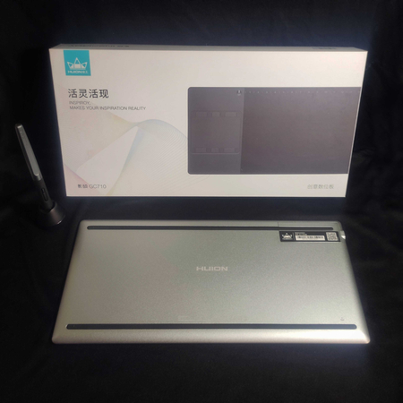 Новый Большой Беспроводной Сенсорный Графический Планшет HUION GC710