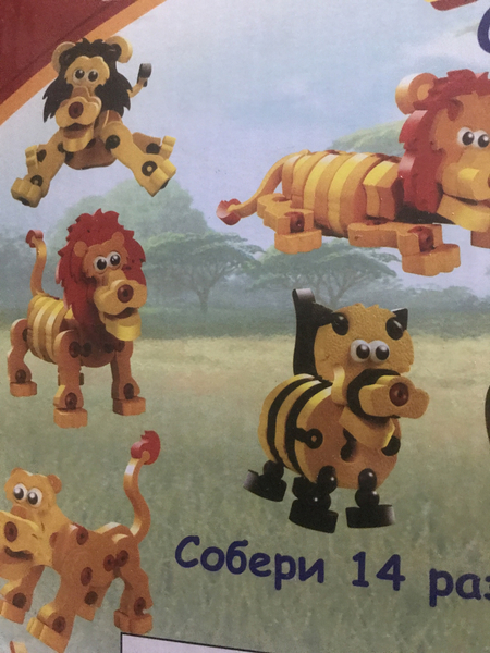 Мягкий конструктор 3D пазл