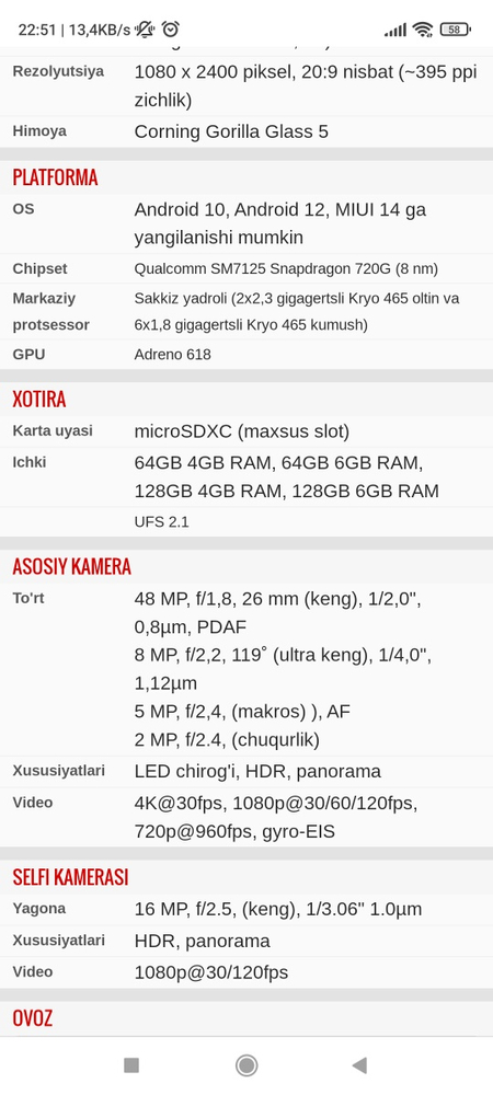 Redmi note 9 s srochana