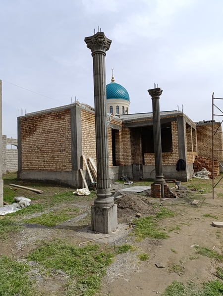 Rim ustunlar quyamiz joyiga borib
