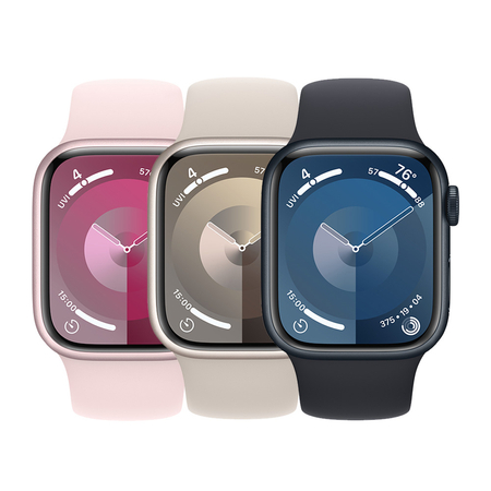 Apple watch 9 45mm midnight starlight