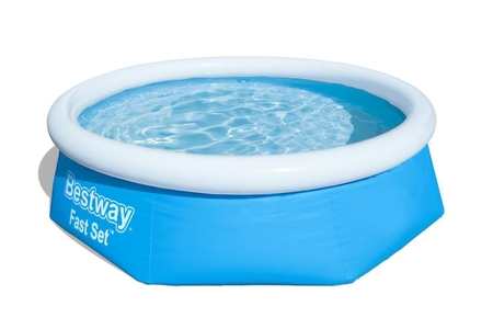 Intex bestway 2.44x66 см надувной бассейн