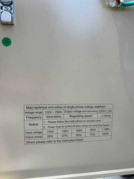 Сотилади Sotiladi/STABILIZATOR ANDELI-QR-bilan TOZA Original SVC-40kva
