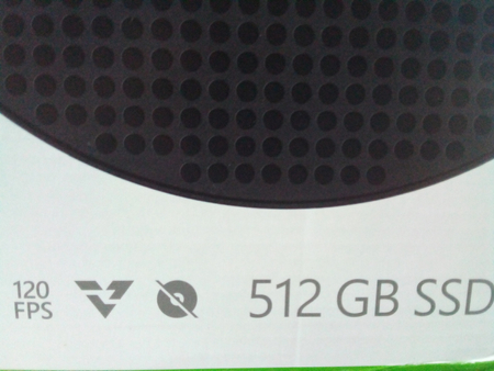 XBOX series S 120 fps 512 GB SSD