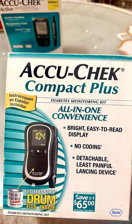 Глюкометр Accu-chek Compact Plus