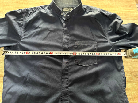 Рубашка мужская синяя Reserved, размер S (Slim Fit)
