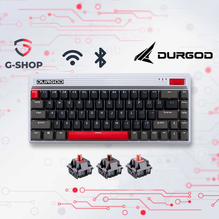 Механическая беспроводная клавиатура Durgod Fusion Steam PBT US