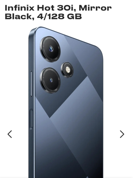 Infinix30i 128/4+4