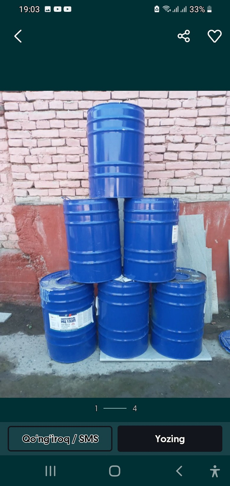 50 L Sopli, Temir Bochkalar