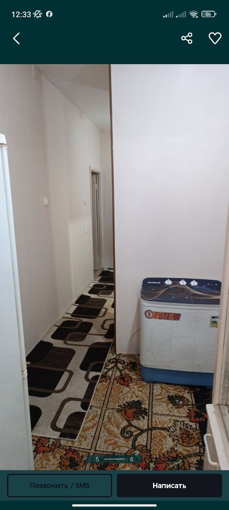 Продается 1комн Чирчик 8м.р