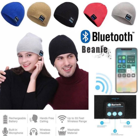Шапка с bluetooth наушниками Mini Band Black Доставка есть!