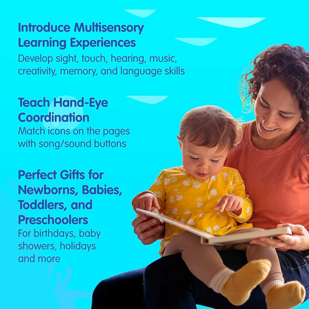 Музыкальная обучающая книга BabyShark от 1 года