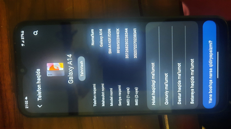 Telefon hamma joyi zor