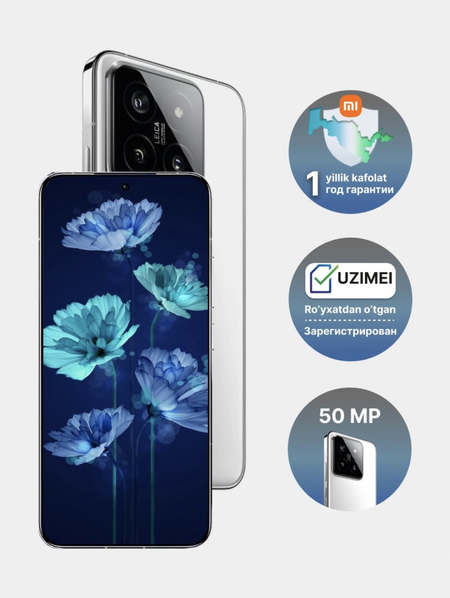 Xiaomi 14  1yil Kafolat