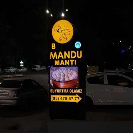Bo'rtma Xarflar. Narujnaya Reklama. Korp Stella Banner Pechat