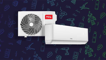 Кондиционер, TCL 12** INVERTOR  установка договорная + Доставка б,с