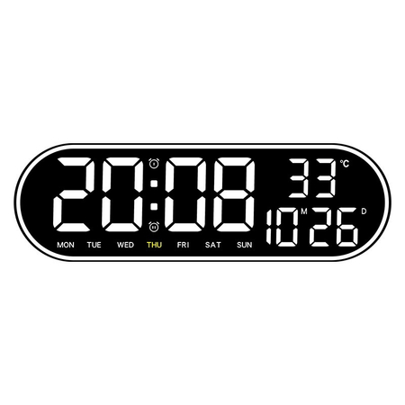 Электронные часы. 38 × 12 Elektron soatlar . Led soat kalendarli
