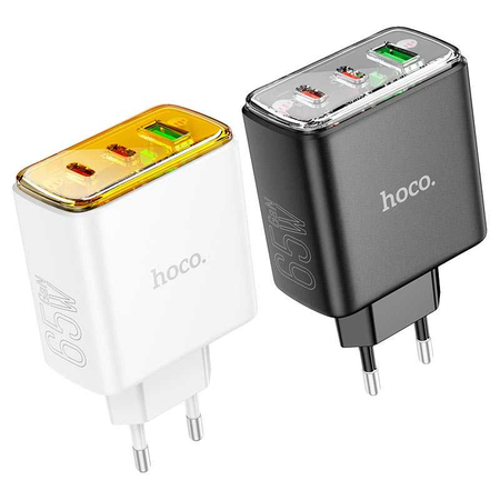 Бесплатная Доставка. Адаптер 65W сетевой Hoco Smart charger CS44A