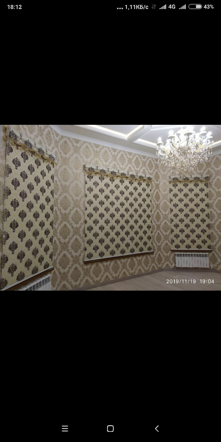 Ролло шторы, два слоя по отдельности миханизом