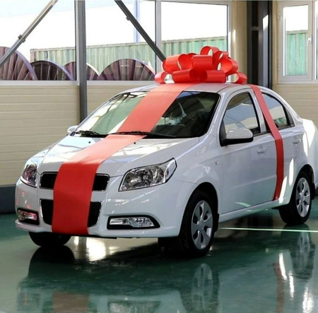 Подарочные автобантики, лента
