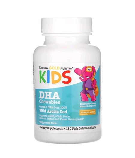 Kids Dha.Жевательные таблетки с ДГК для детей