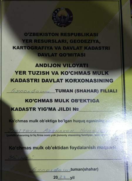 Atrofi oʻralgan Yer zudlik bilan sotiladi