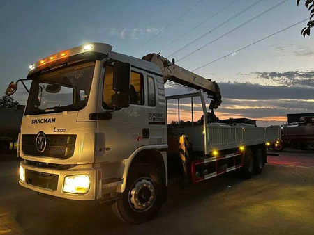 Кран манипулятор Shacman 6x4 L3000 14 тонн (Kranmanipulyator)