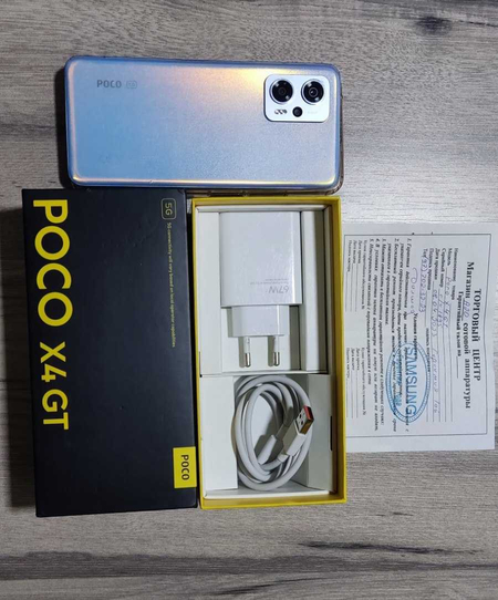 POCO X4 GT 8+5X256 GB 144 GERS PUBG 90 FPS 100 %. FULL Комплект. ИДЕАЛ