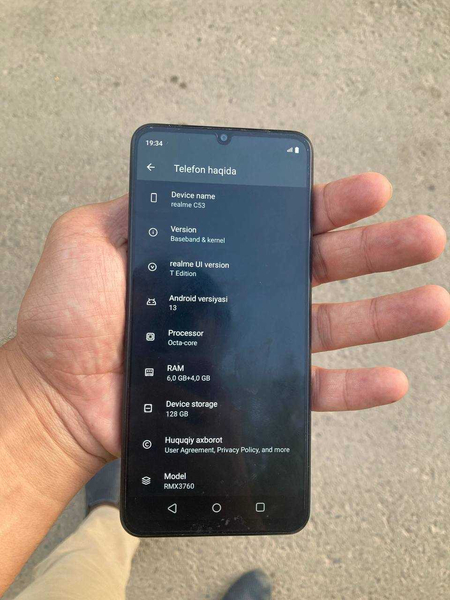 realme C53 holati ideal