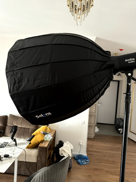 Godox Sl60D + софтбокс + 2 штатива