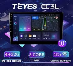 TEYES CC3L 4/32G + качественный риба глаз камера