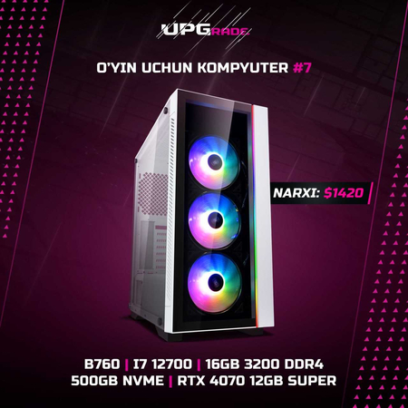 Игровой компьютер I3 12100F , GTX 1660 Super | Бесплатная Доставка