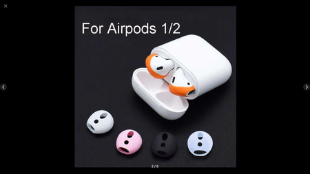 Новые сменные насадки амбушюры для наушников Apple airpods 1, 2