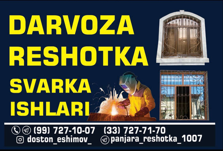 Aksiya 189.000 dan reshotka reshetka rishotka