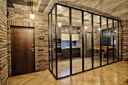 Перегородки в стиле лофт / межкомнатные перегородки loft