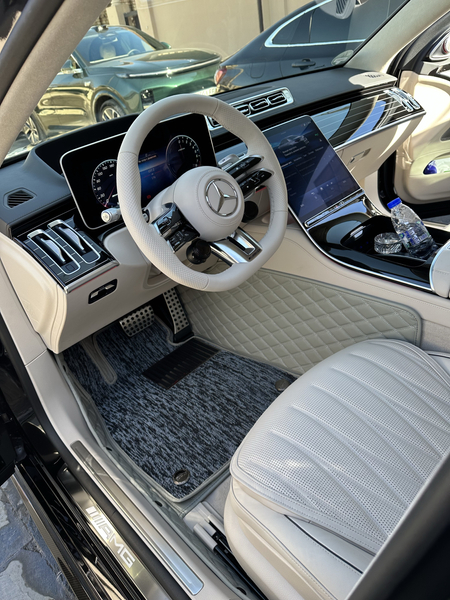 9D polik / коврики для Mercedes W223