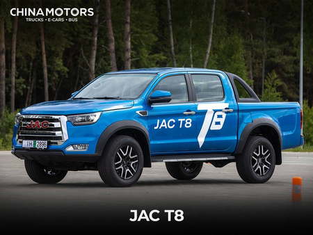 Jac T8 pikap sevuvchilar uchun ajoyib moshin