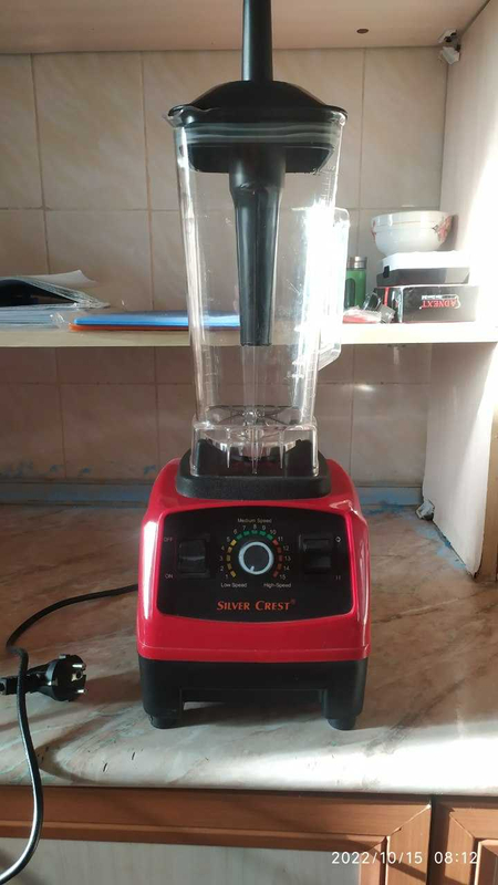 2 L Mustahkam o'tkir SIlver Crest Blender Cafe